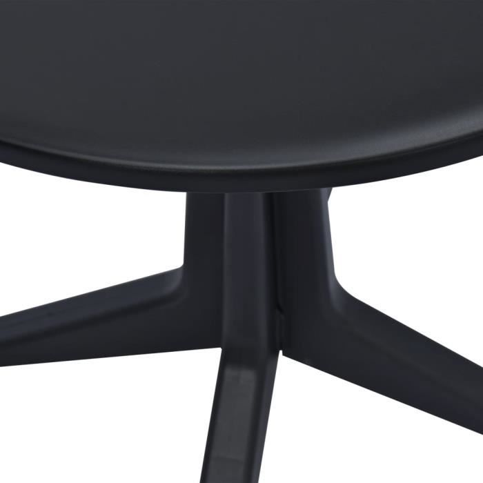 MAG Table de jardin Anthracite 70 cm Plastique 7406559261665 ...