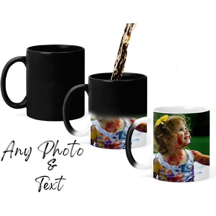 Tasses Magiques Personnalisée Avec Photo Ou Texte - Mug Magique ...