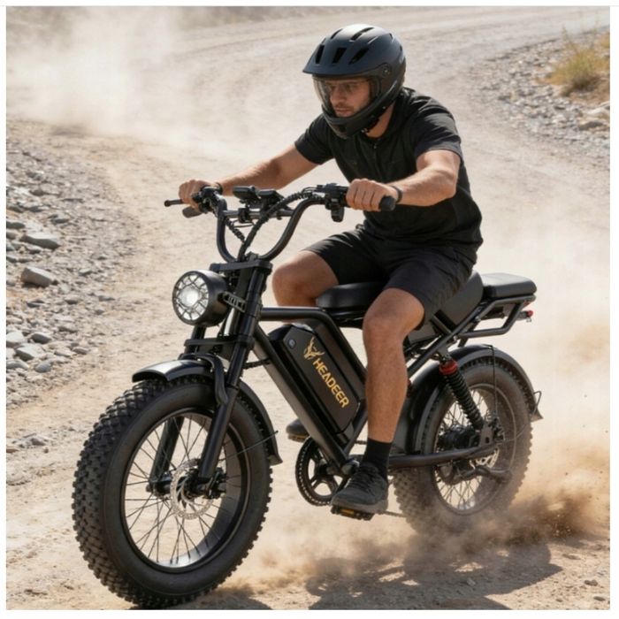 HEADEER BK20 Vélo Électrique Noir – Moteur 750W – Batterie 48V 20Ah ...
