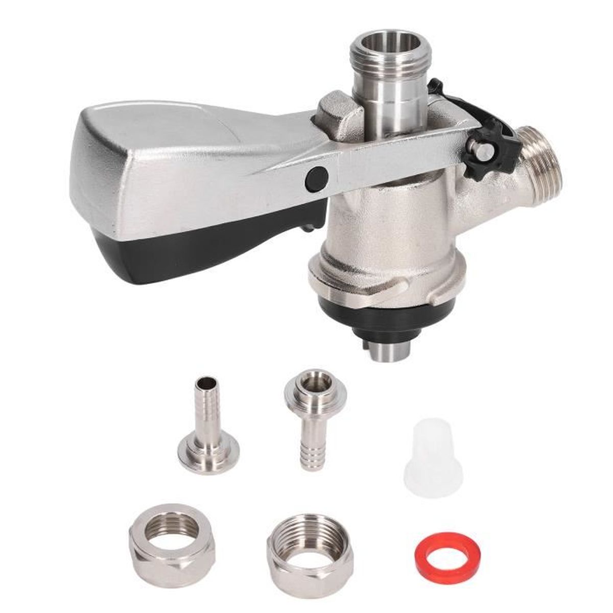 WXS coupleur de fût de bière G5/8 S Type Beer Keg Coupleur Acier ... WXS coupleur de fût de bière G5/8 S Type Beer Keg Coupleur Acier ...