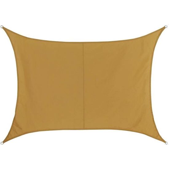 Voile Ombrage Rectangulaire 3M X 4.5M Terre Cuite 100% Polyester [Pes ...