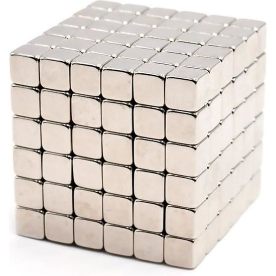 Cube magnétique de jeu puzzle - GETEK - 216 pièces 4mm - aimant - ruban - carrée - Cdiscount ...