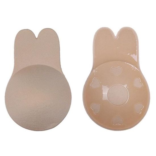 Soutien-gorge push-up auto-adhésif en silicone,sans bretelles,invisible ...