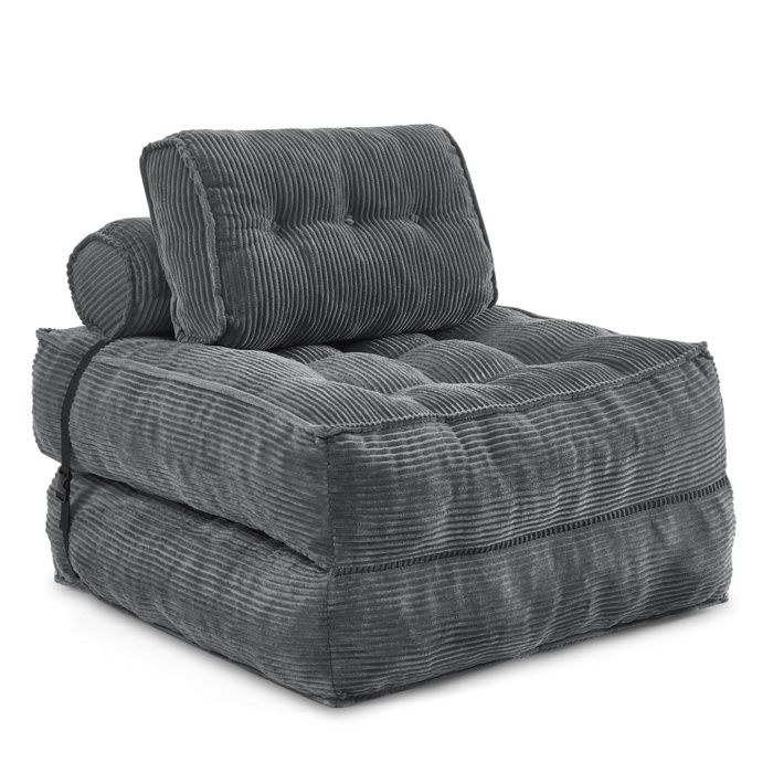 Fauteuil de sol 1 place - WUVWAY - 2 en 1 pliable, dossier reglable ...
