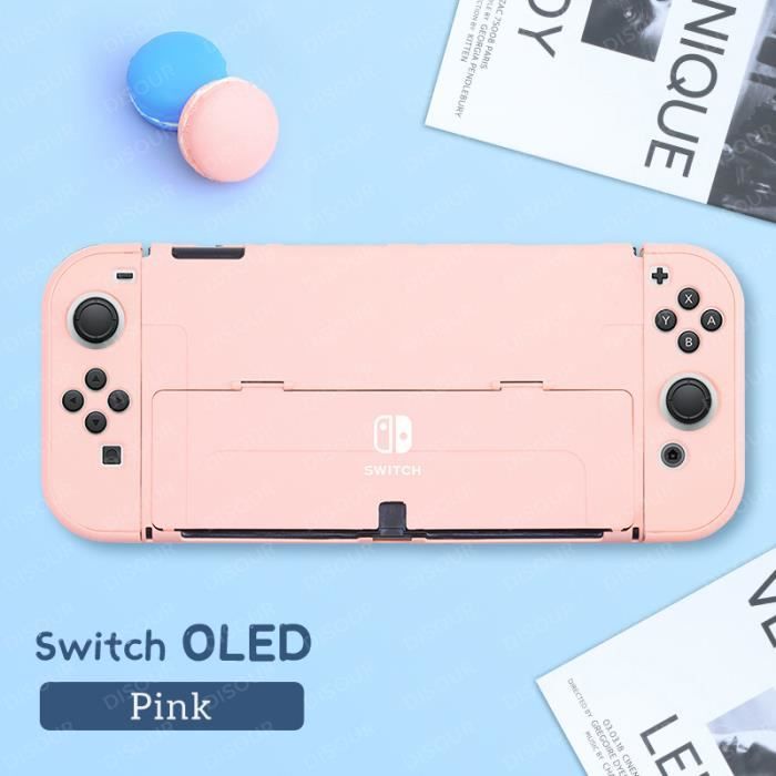 OLED Rose - Coque de protection dégradée pour console Nintendo Switch ...