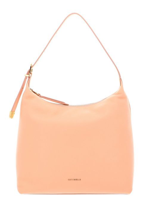 COCCINELLE Sac à épaule abricot en cuir pour femme Coccinelle Gleen ...