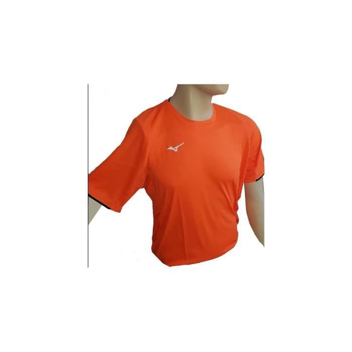 Tee Shirt Course à pied - Mizuno - Core SS hz - Homme - Orange Fluo ...