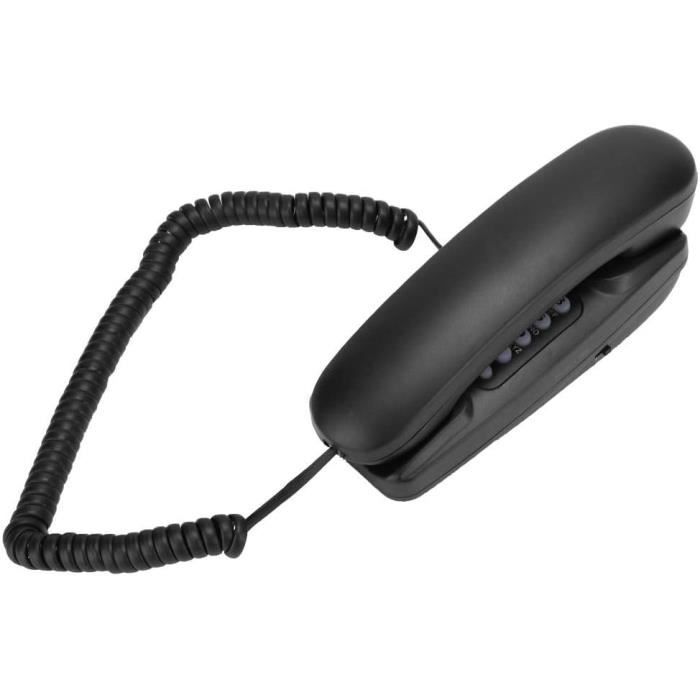 Téléphone Filaire, Téléphone Fixe Filaire Avec Mur En Anglais Avec ...