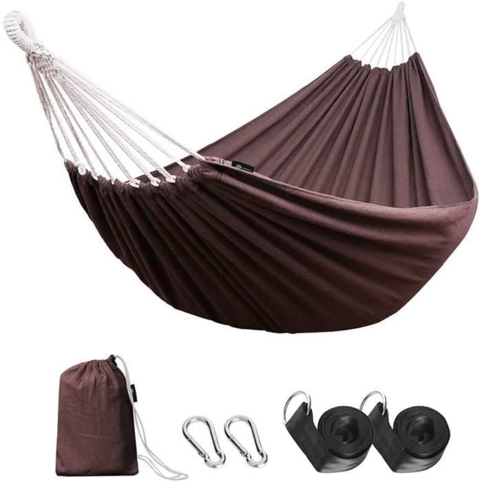 Hamac Extérieur En Toile Tissée, Hamac Extérieur Hamac En Coton Hamac ...