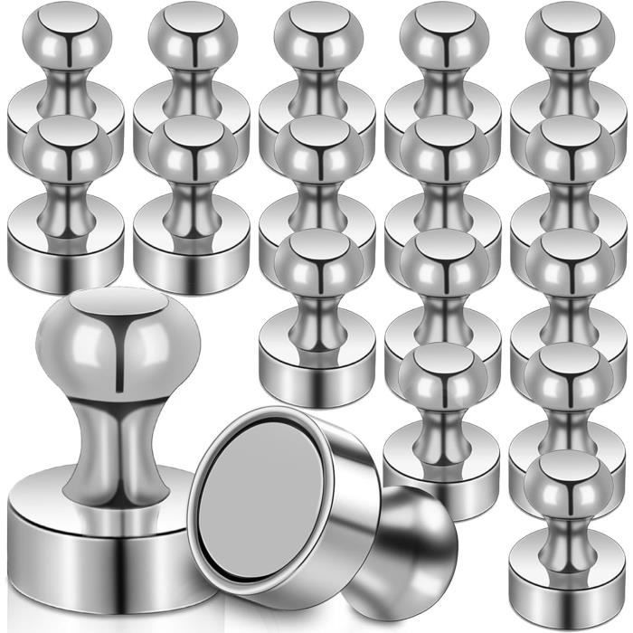 12 X 16Mm Aimants Puissants Neodyme, 18 Pièces Petit Aimant Frigo Mini ...