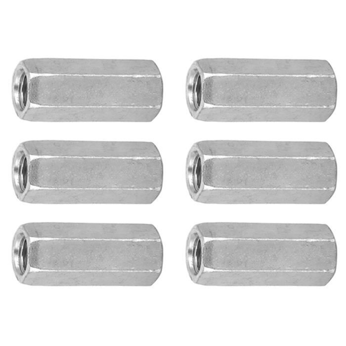 Ecrou hexagonal - VBESTLIFE - M8 X 30 - Acier au carbone zingué - Lot de 10 pièces - 30 mm ...