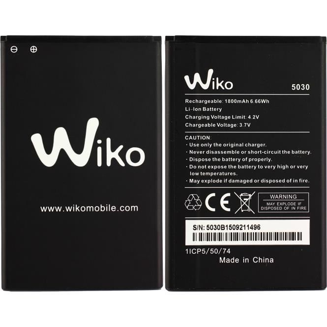Wiko batterie d'origine pour Wiko Lenny 1,2,3, 1800mAh, Bulk ...