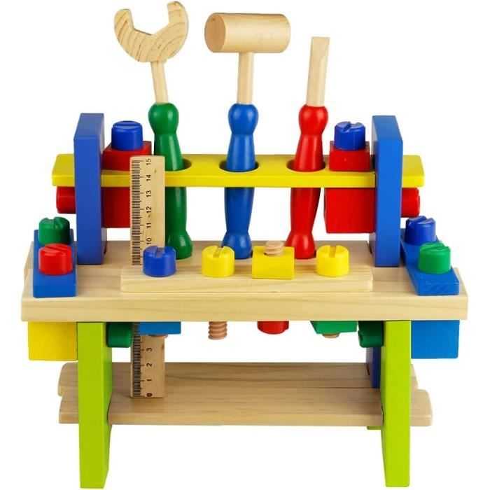 Outils Enfant Jouet en Bois-Etablis Bricolage Enfant-Jeux d'Imitation ...