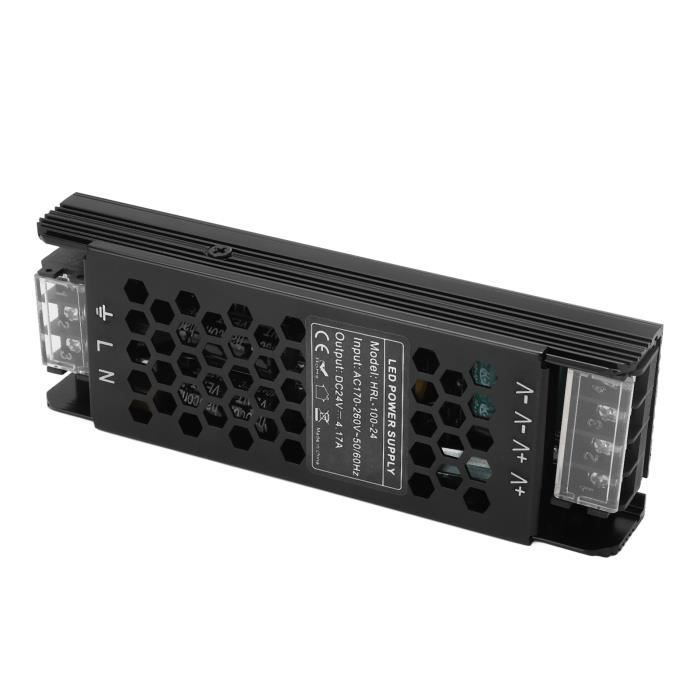 Alimentation LED - ZJCHAO - 100W - AC 170-260V - Design en aluminium ...