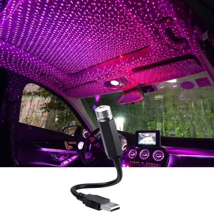La couleur rouge Voiture LED Toit Projecteur Veilleuse Étoile Pour Audi ...