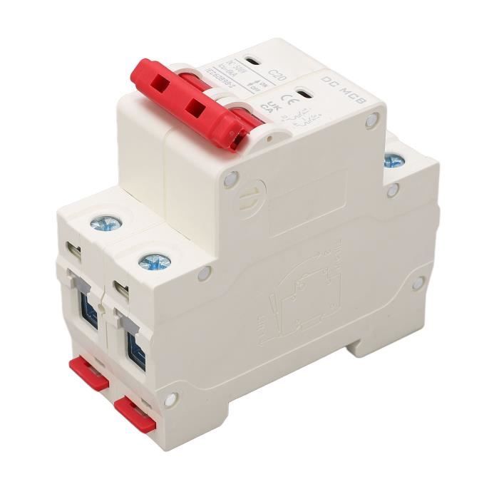 MOO Petit Disjoncteur 2P Petit Disjoncteur, Construction Modulaire Pa66 Fort 20A Courant Nominal ...