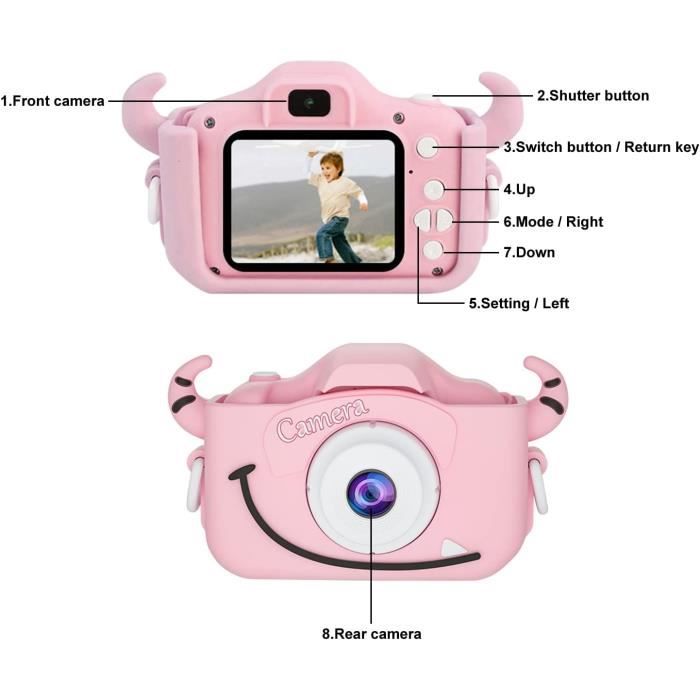 Jouet Caméscope Caméra Numérique Pour Enfant Mini Appareil Photo Garçon ...