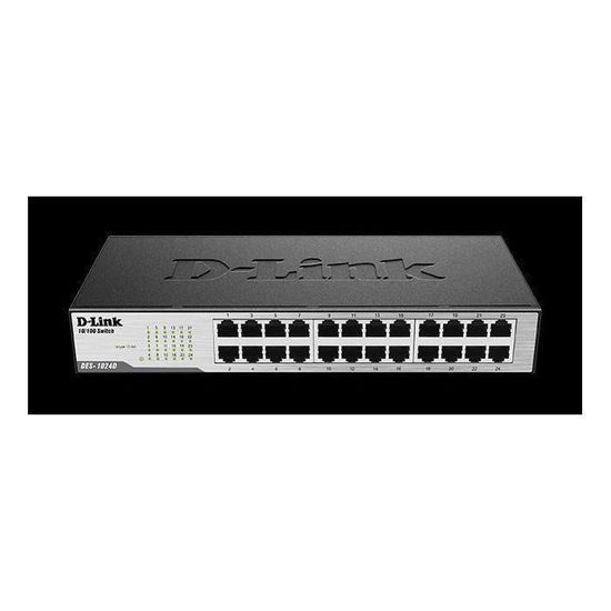 D-link des-1024d switch 24 ports 10 100mbps ethernet gris - Switch ...
