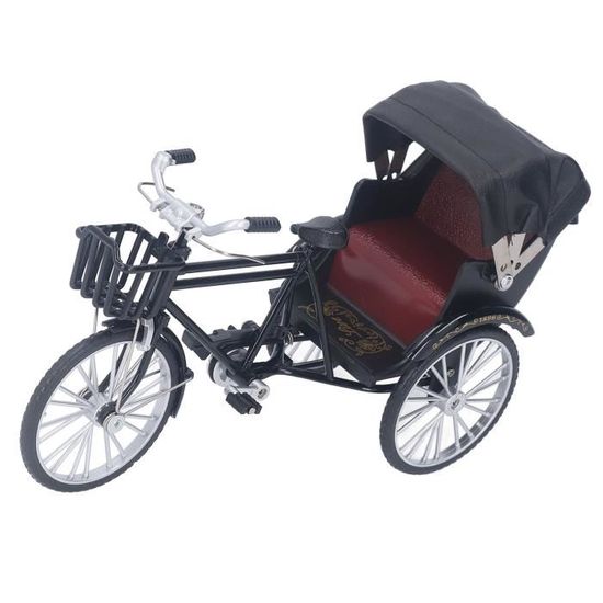 Atyhao modèle de pousse-pousse à 3 roues Figurine de Pousse-pousse de ...