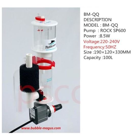 Entretien aquarium,Bubble Magus – écumeur de protéines NAC QQ 1 QQ2 QQ3 Nano, réservoir pour ...
