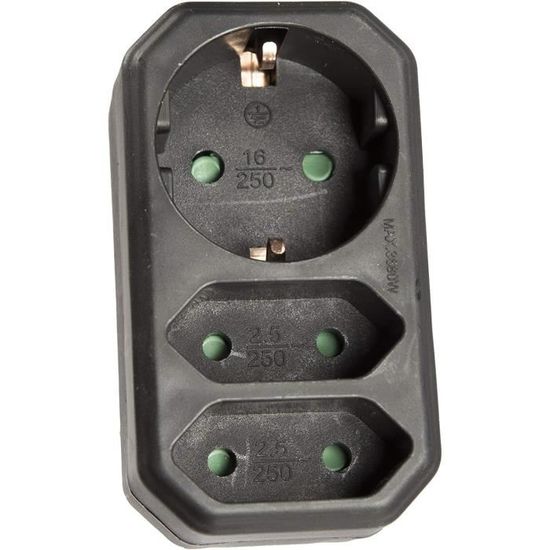 Multiprise Adaptateur Avec Contact De Protection - Protection Enfant ...