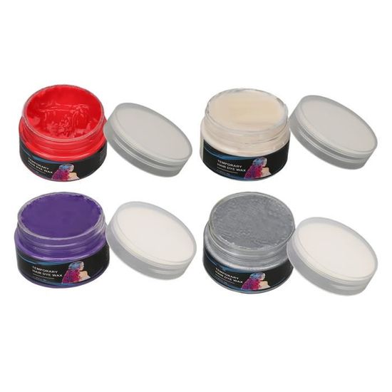 EBTOOLS Cire colorante pour les cheveux 4 Pcs Cheveux Coloration Cire 4 ...