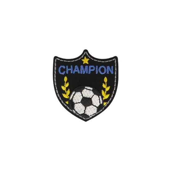 Ecusson thermocollant football champion 5x5cm - Cdiscount Beaux-Arts et ...