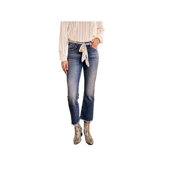 Jean flare 7/8 NORMA - FREEMAN T.PORTER - Bleu - Flare - Femme - Taille ...