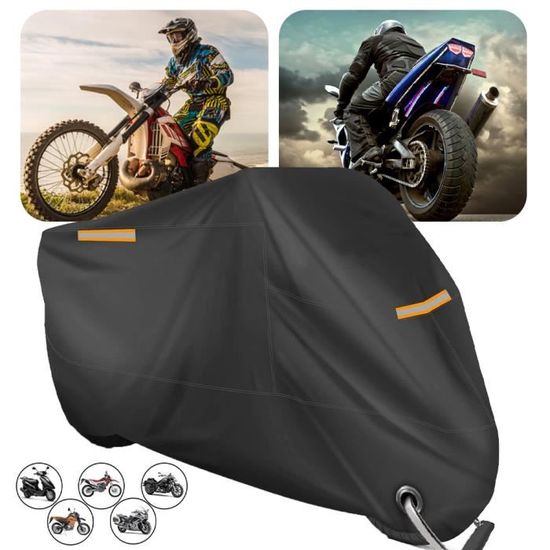 Bâche moto - WELAN - XXXL - Étanche - Résistant à la neige ...