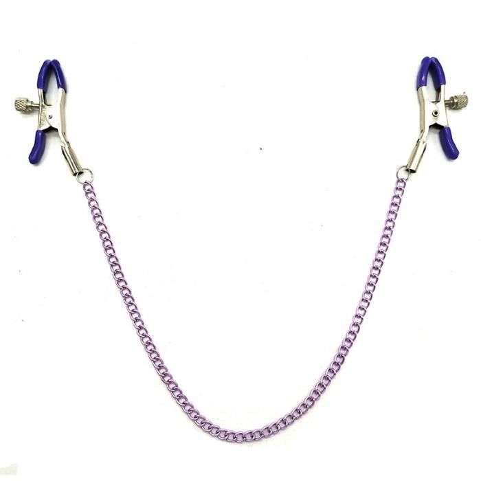En Acier inoxydable En Métal Chaîne Mamelon Lait Clips Pince À Seins ...