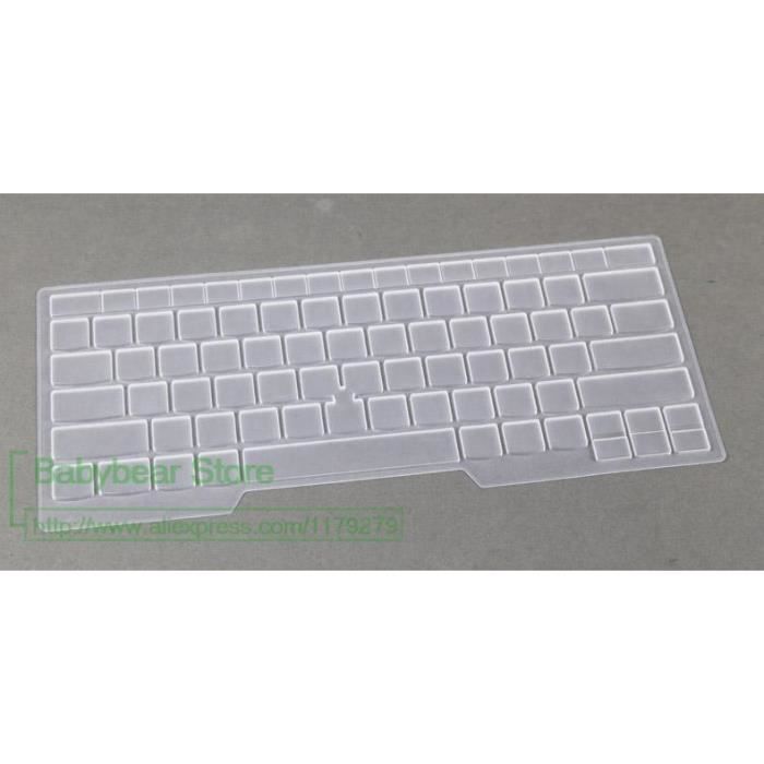 Transparent-Juste de clavier en silicone 14 pour Lenovo ThinkSub ...