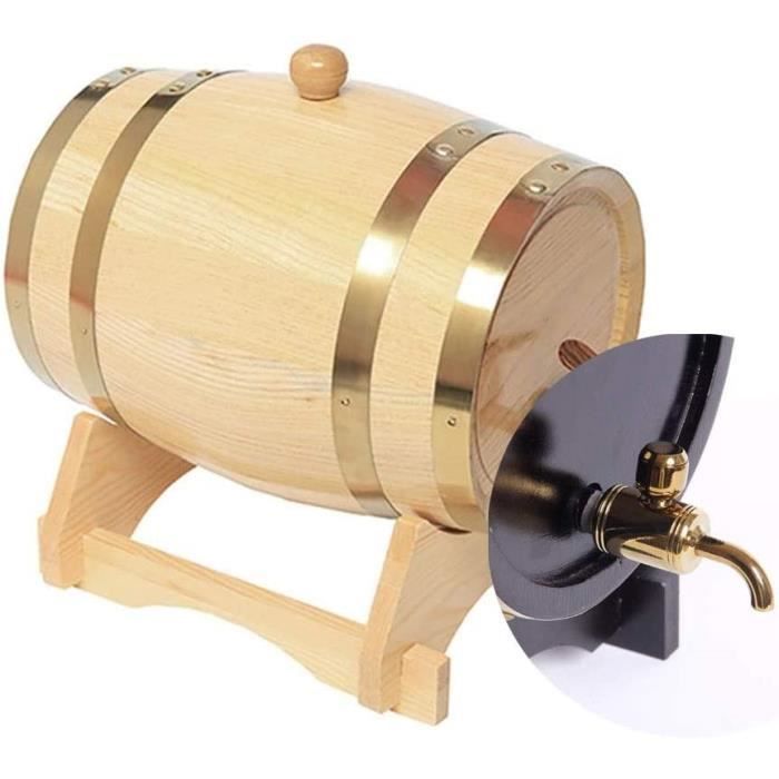 Baril de chêne 3L - 10L vin de Stockage Baril bière Fûts avec Robinet ...