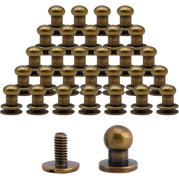 Bouton Rond De Rivet,Tête Ronde Bouton,Ronde Bouton Clou Rivet Vis ...