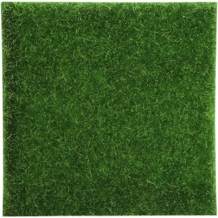 Gazon Artificiel, 10 pièces Tapis de Gazon Artificiel Gazon synthétique Tapis de Gazon Jardin ...