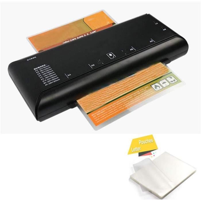 Plastifieuse A4 Machine à plastifier 2 Rouleaux avec 230 mm-Min d ...