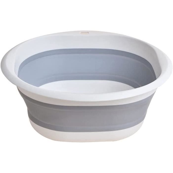 Bassine à vaisselle pliable en plastique - Bassins portables - Panier à ...