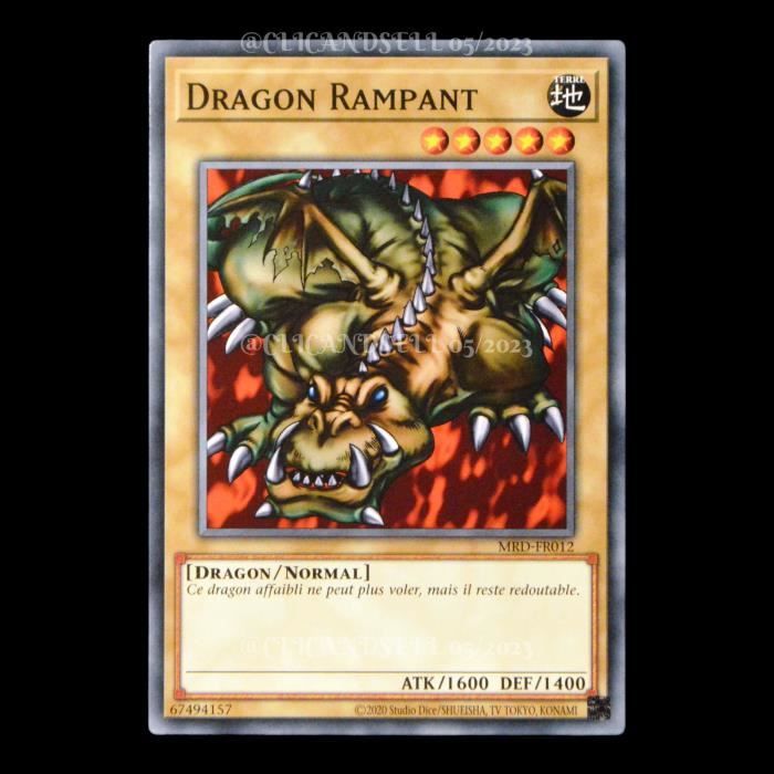 Carte YU-GI-OH MRD-FR012 Dragon Rampant - Cdiscount Jeux - Jouets