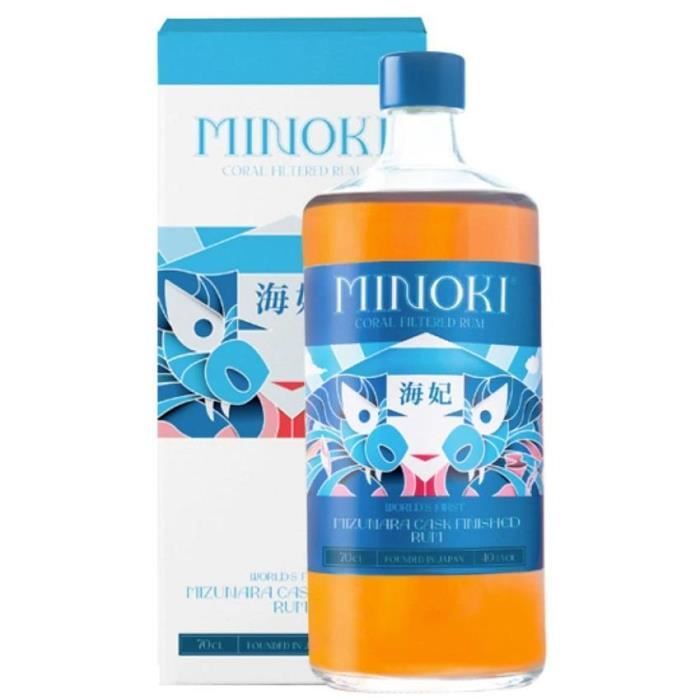 GIN MINOKI RUM MIZUNARA CASK FINISHED 70 CL - La cave Cdiscount