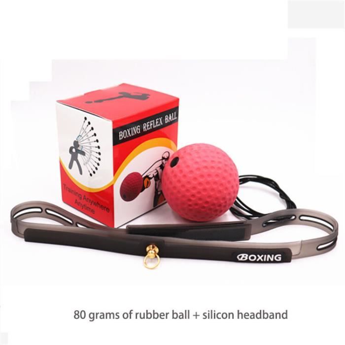 Appareil abdo - 80g red ball - Balle de boxe réflexe - Poinçon de ...