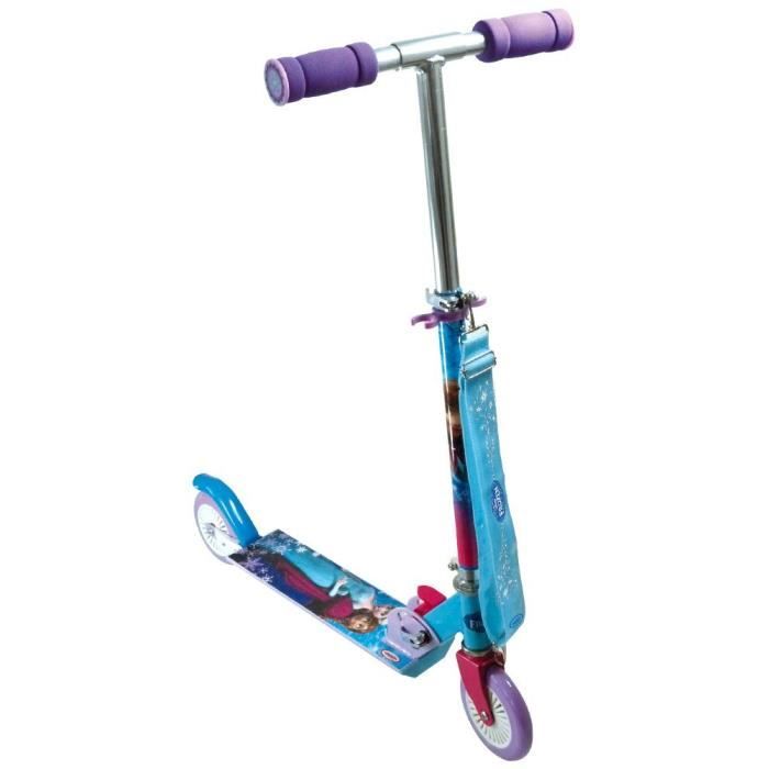 Patinette 2 roues + sangle de transport - FROZEN - DISNEY - Aluminium ...
