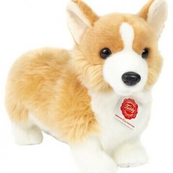 Peluche chien Corgi debout 30 cm - - Cdiscount Jeux - Jouets