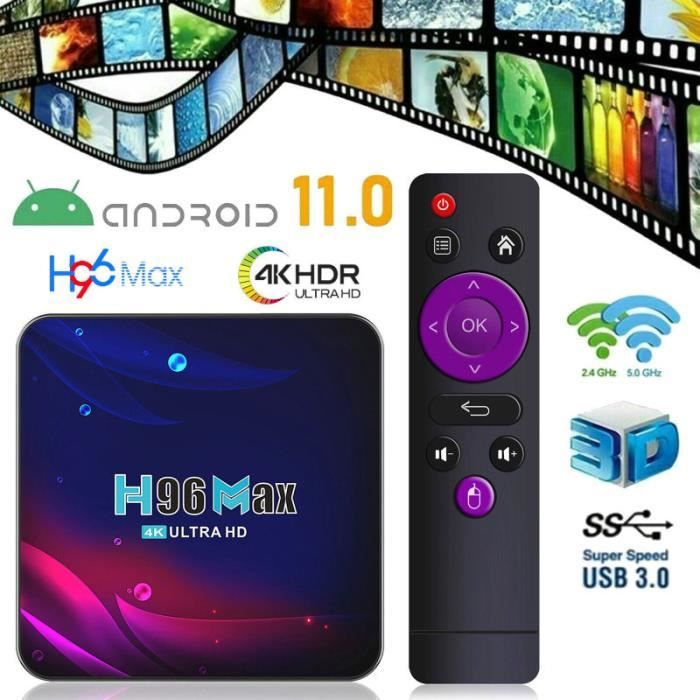TV BOX Multimédia - LANGTU - H96 Max V11 - Android 11 - 2 Go RAM - 16 ...