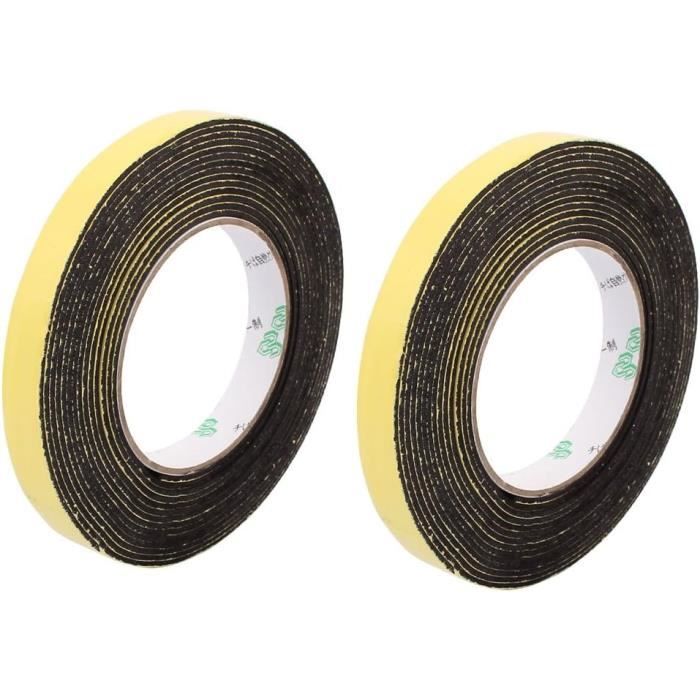 Sourcing Map 2Pcs Ruban D'Étanchéité Joint Mousse Adhésive Bande Simple ...