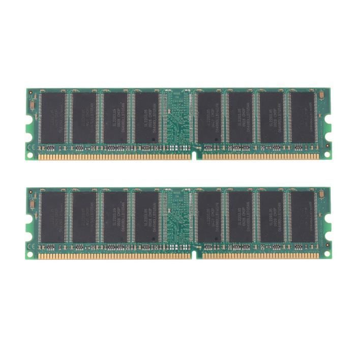 Xiede 2X Desktop Pc MéMoire Module Ddr 400 1Go Pc-3200 Ddr1 184Pin Dimm ...