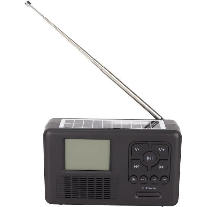 Radio À Ondes Courtes À Manivelle D'Urgence Avec Fonction D'Éclairage D ...