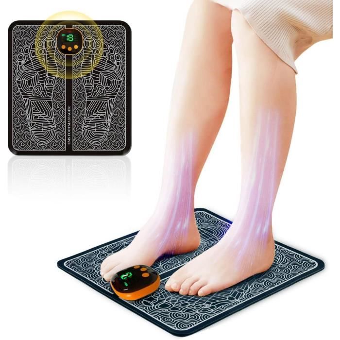 Massage Des Pieds, Ems Foot Massage Pad, Tapis Électrique Portatif De ...