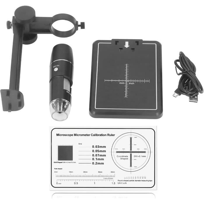 WiFi Microscope Portable Digital USB Loupe avec 8 LED pour Enfants ...