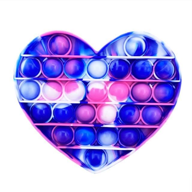 Jouets de décompression,PL-308--Push Bubble Sensory Fidget Toy Box pour ...