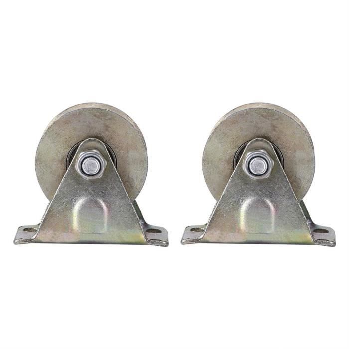 Roulette rigide à roue de 2 ', rail de voie de roue de type V avec ...