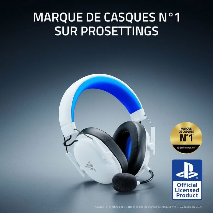 CASQUE SANS FIL BLACKSHARK V3 X HYPERSPEED POUR PLAYSTATION BLAN ...